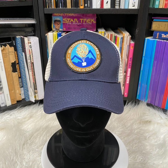 Disney | Accessories | Disney Pixar Up Wilderness Explorer Trucker Hat ...